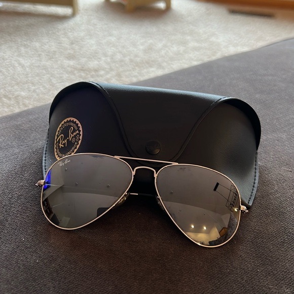 Ray-Ban | Accessories | Ray Ban Silver Aviators | Poshmark